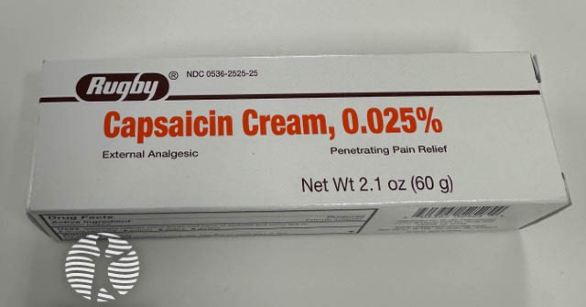 Capsaicin topical cream image
