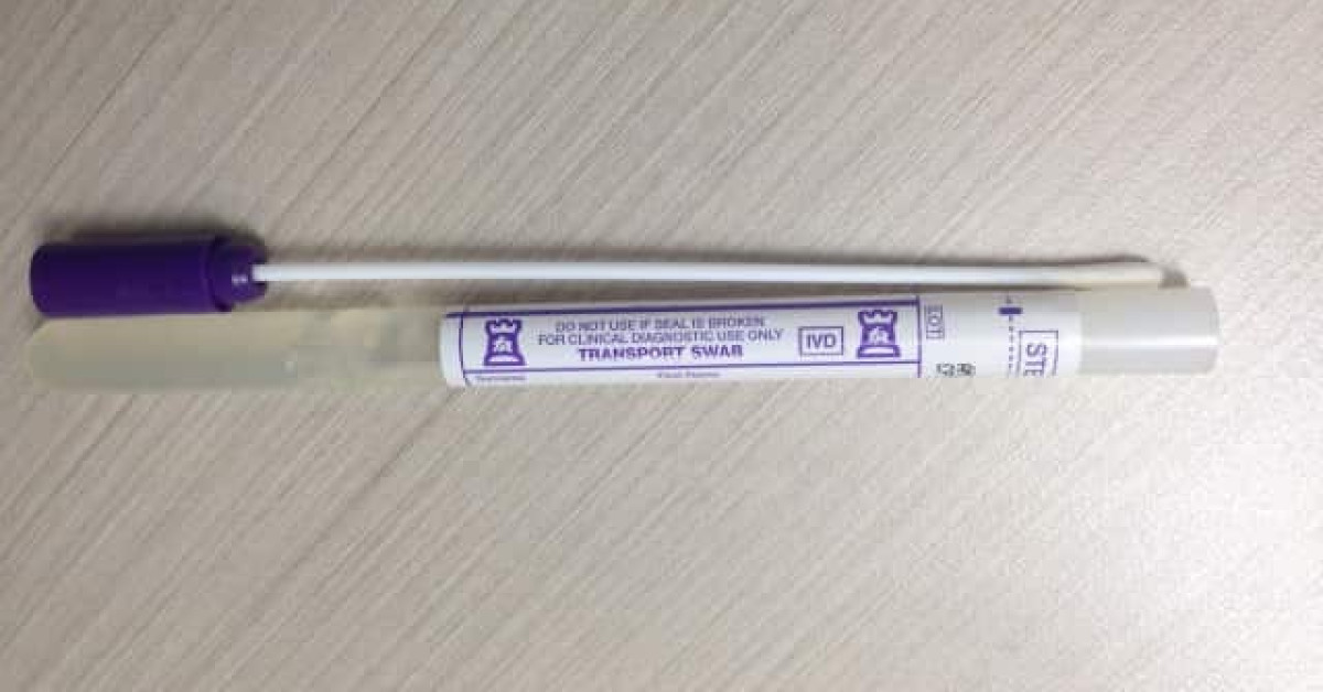 Bacterial skin swab image