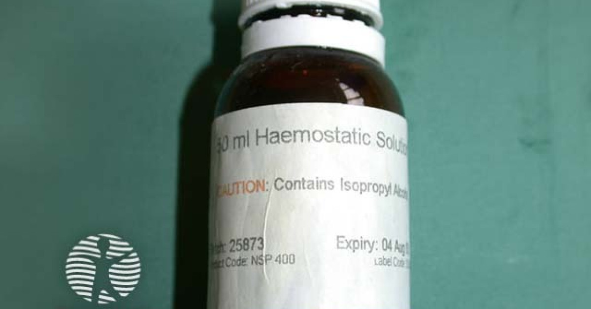 Haemostatic solution image