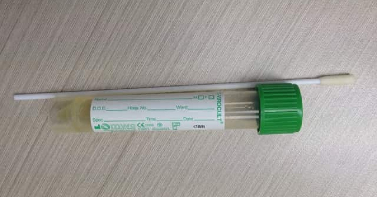 Viral skin swab image